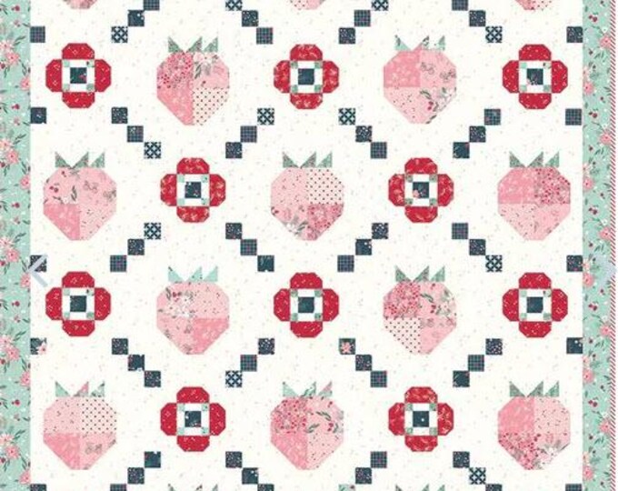 Watermelon Patchwork Quilt Kit - Summertime by Camille Roskelley - Moda- 58x66 - Etsy