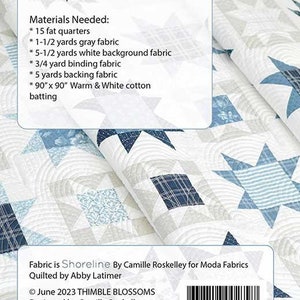 PREORDER - Nantucket Summer Sand and Sea Quilt Kit - Thimbleblossoms ...