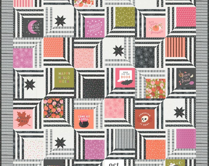 The Web Quilt Kit With Hey Boo Fabric by Lella Boutique for Moda - Etsy