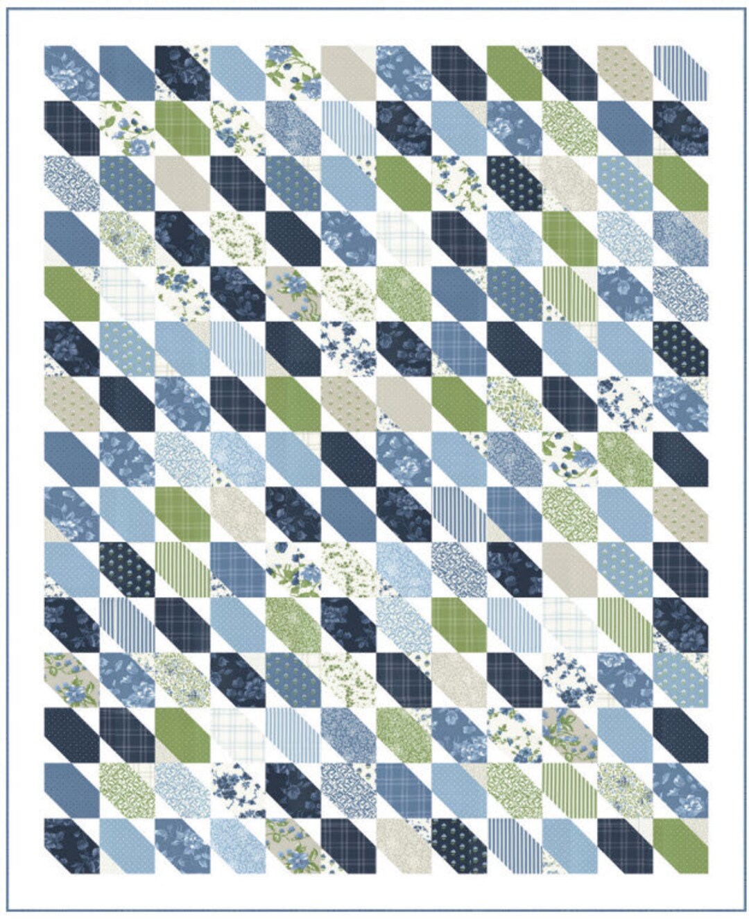 Shoreline Coastal Quilt Kit Thimbleblossoms Camille Roskelley for Moda ...