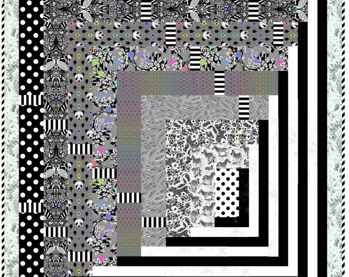 Tula Pink Tunnel Vision Quilt Kit With Linework Fabrics - Etsy