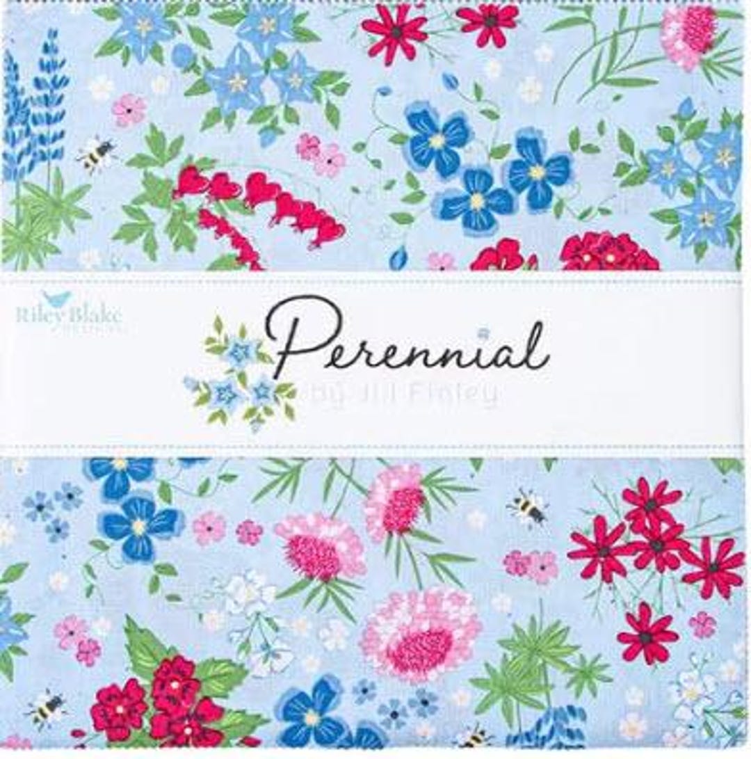 10" Stacker of Perennial by Jill Finley for Riley Blake Designs - Etsy