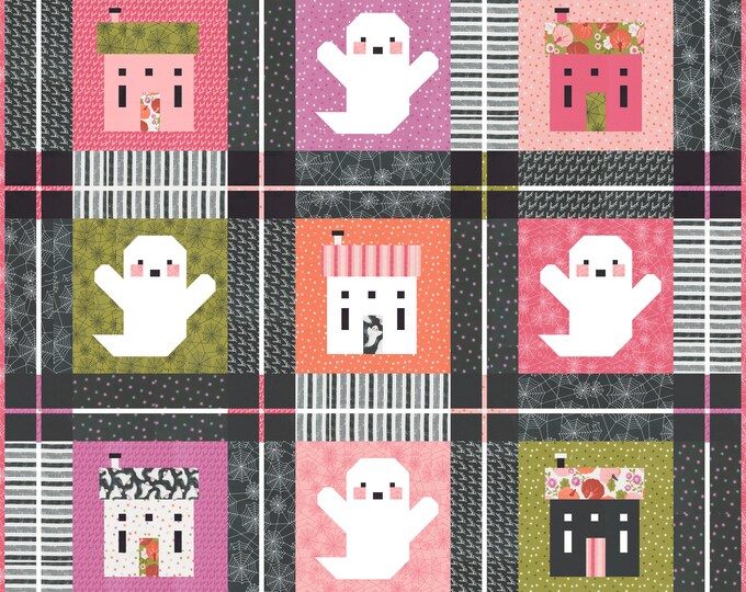 Ghost Town Quilt Kit With Hey Boo Fabric by Lella Boutique for Moda - Etsy