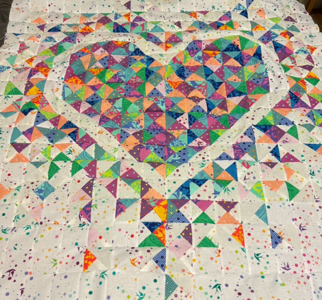 Mini Exploding Heart Quilt Kit - Etsy