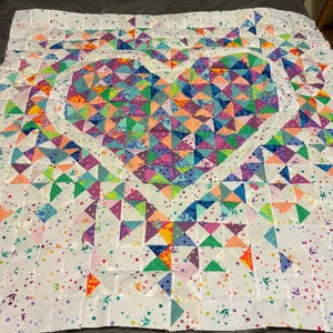 Mini Exploding Heart Quilt Kit - Etsy