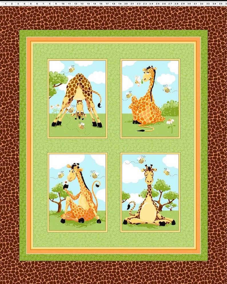 Suzybee Zoe II the Giraffe Panel - SB20357-280 - Etsy