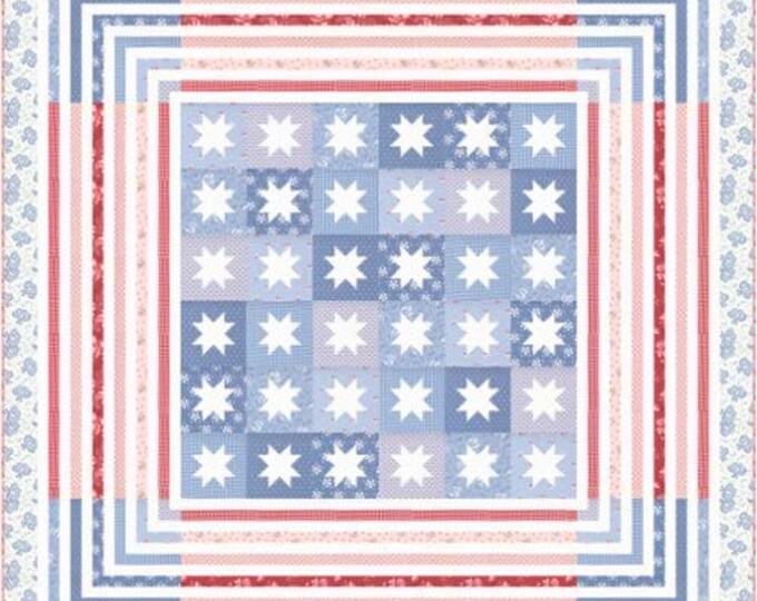 Hollyhocks and Roses Quilt Kit in Designer Box by Bunny Hill Designs ...