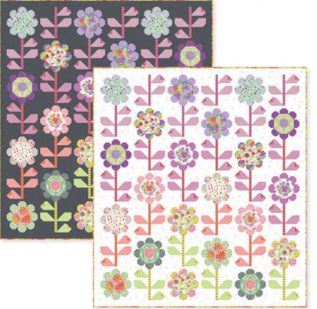 Tula Pink UNTAMED Blooming Bouquet Dark or Light Quilt Kit - Etsy