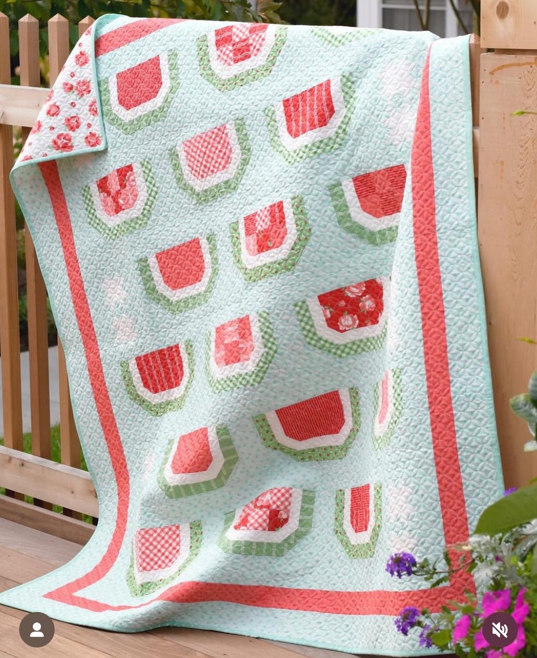 Watermelon Patchwork Quilt Kit - Summertime by Camille Roskelley - Moda- 58x66 - Etsy