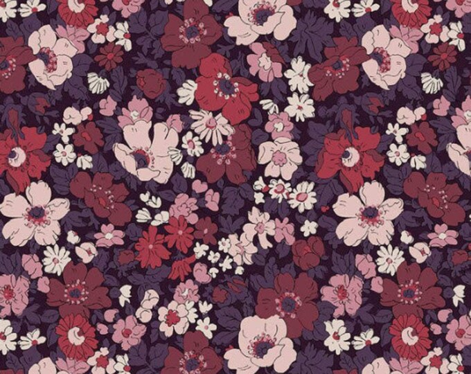 Liberty Flower Show Botanical Jewel Cosmos Field A Fabric - Riley Blake ...