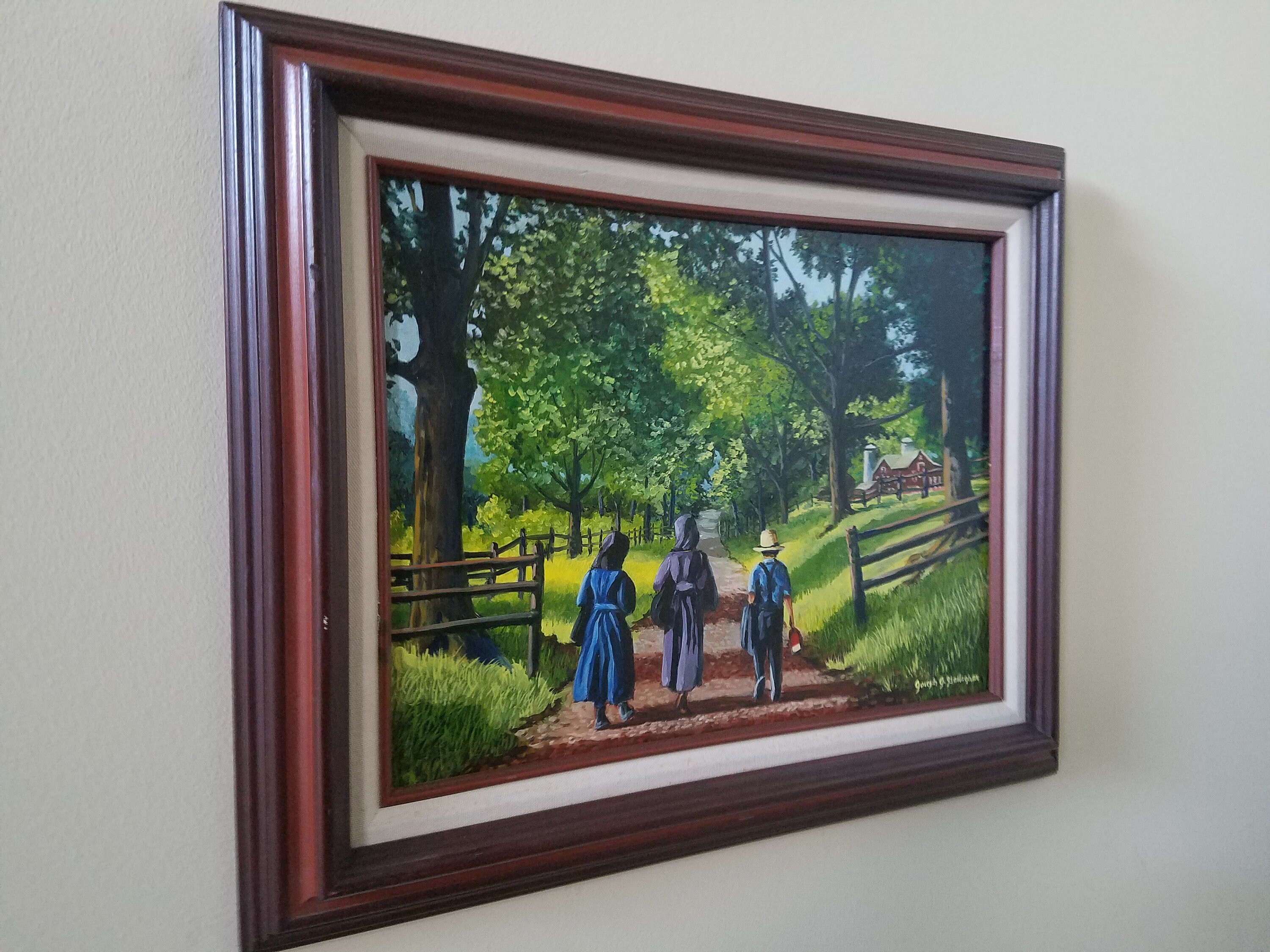 School's Out-framed Original Oil Painting - Etsy