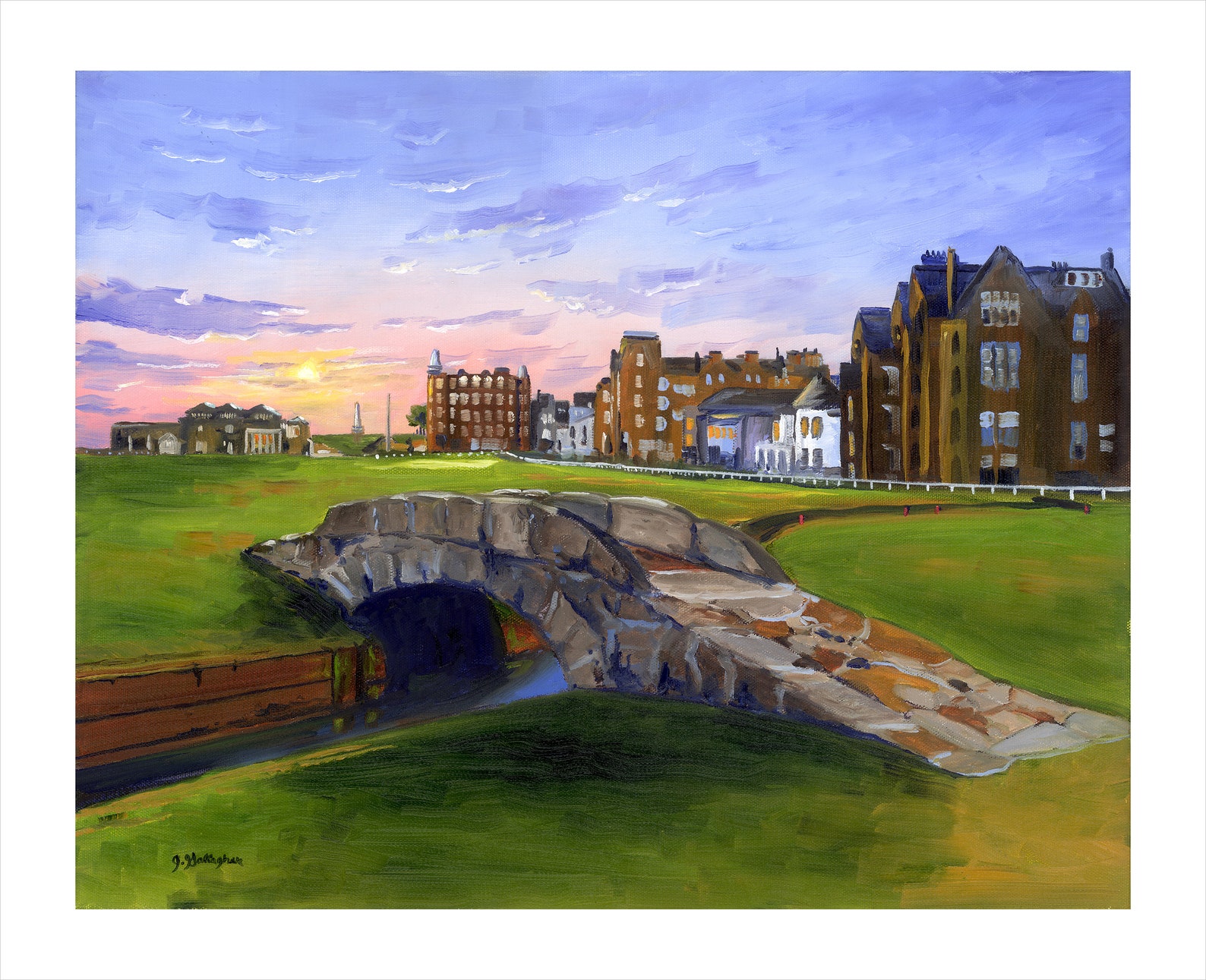 St Andrews Old Course Wall Art Old Course Framed Limited Edition Print ...