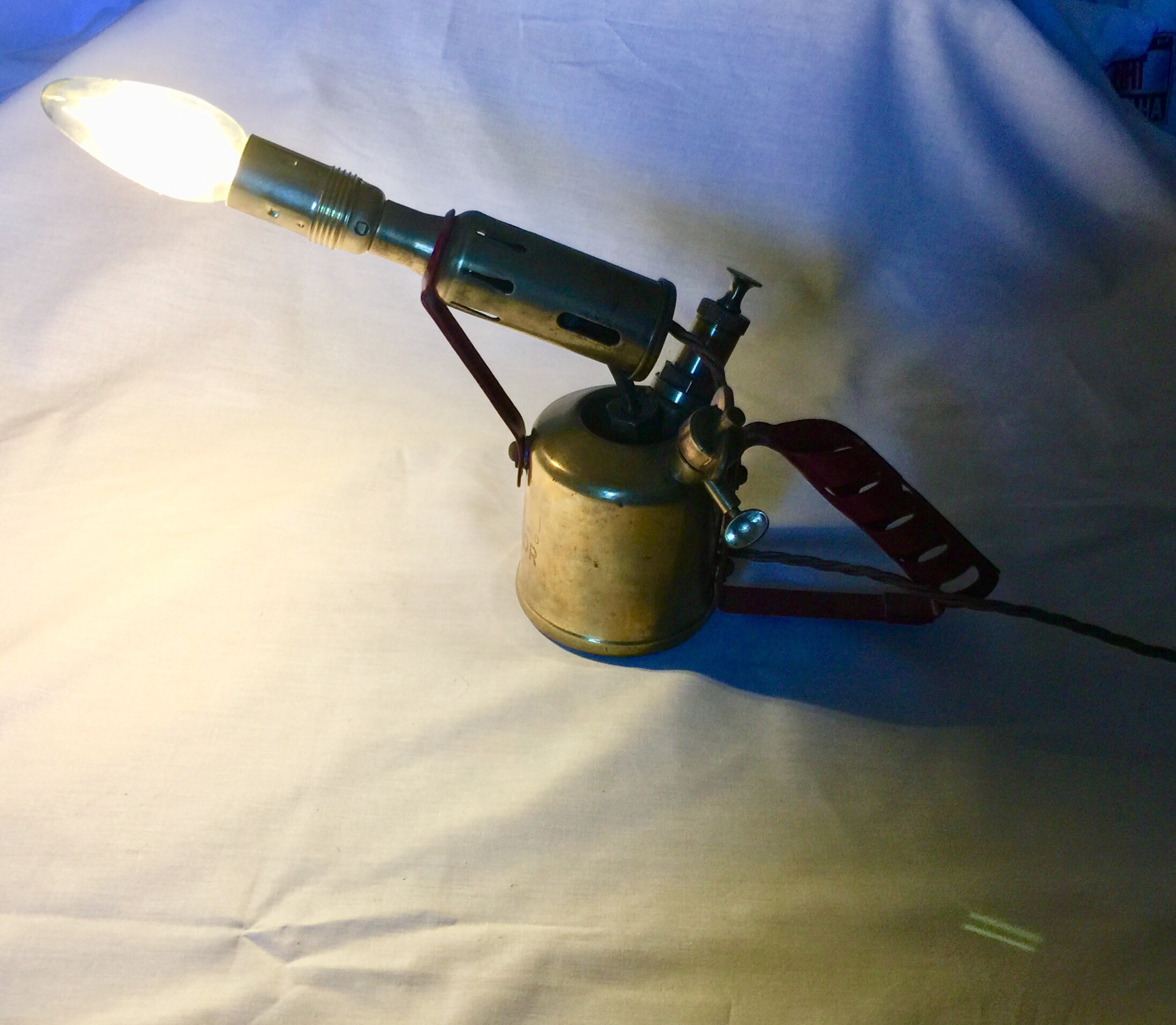 Vintage Blowtorch Table Lamp | Etsy
