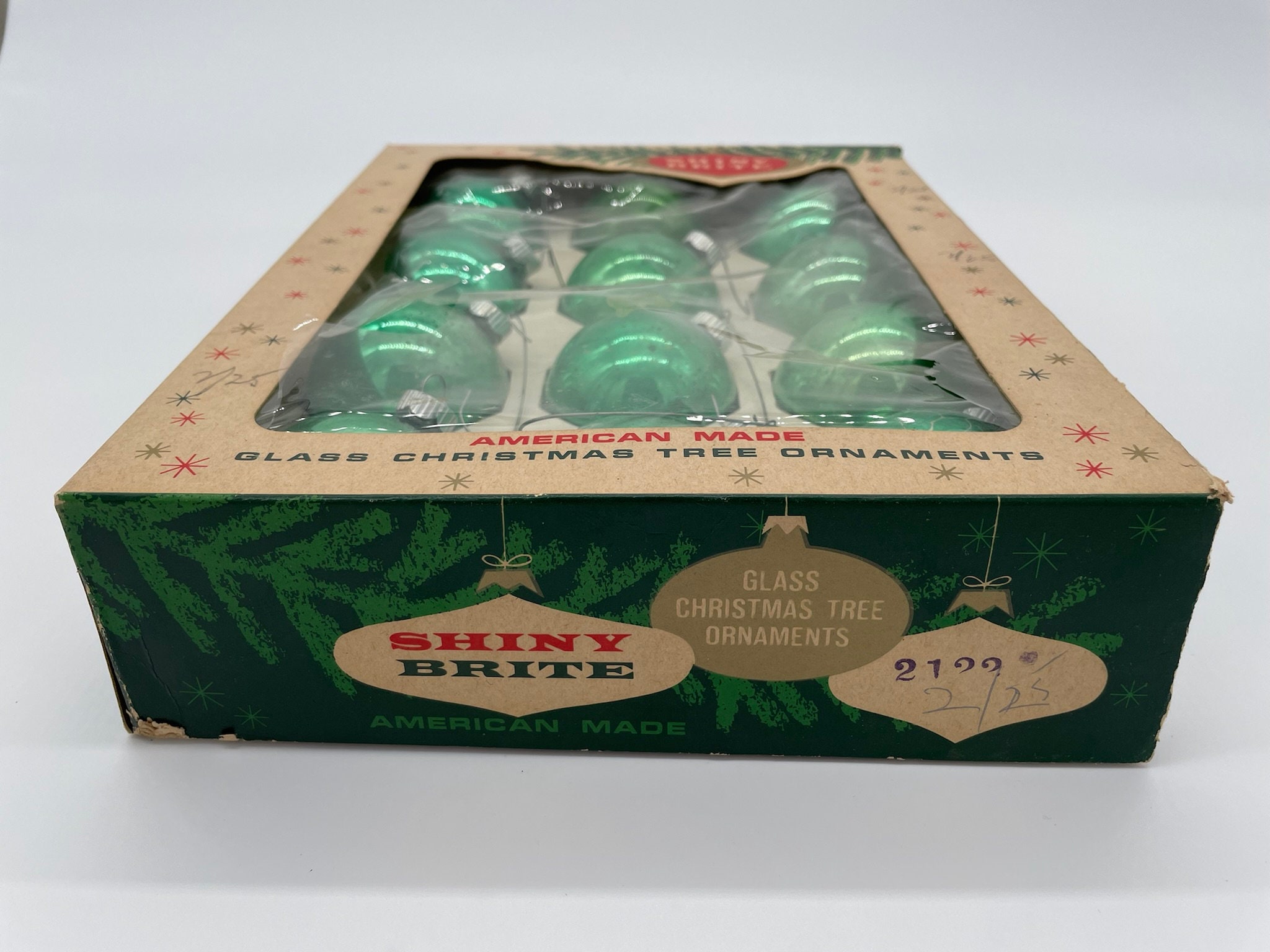 Complete Set of Vintage Shiny Brite Ornaments - Etsy