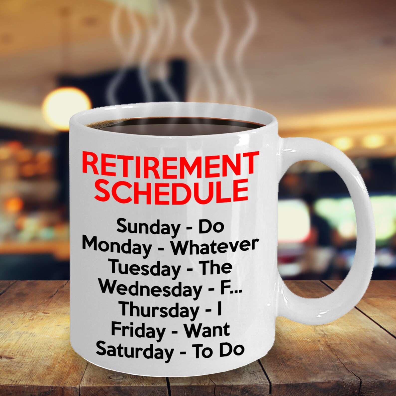 Funny Retirement Gifts, Retirement Schedule, Just Retired Gifts, New ...