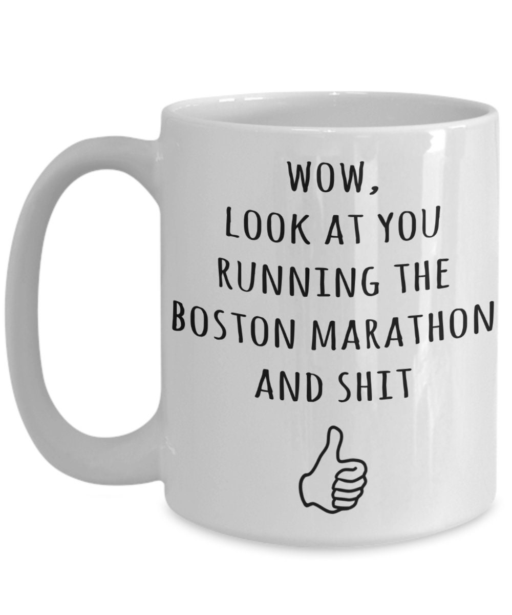 Boston Marathon Coffee Mug, Boston Marathon Gifts, Boston Marathon ...
