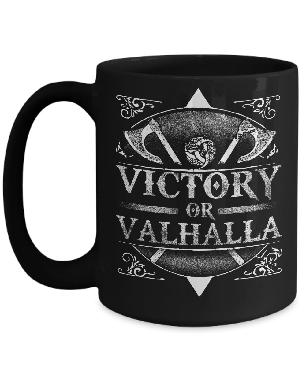 Victory or Valhalla Viking Coffee Mug - Etsy