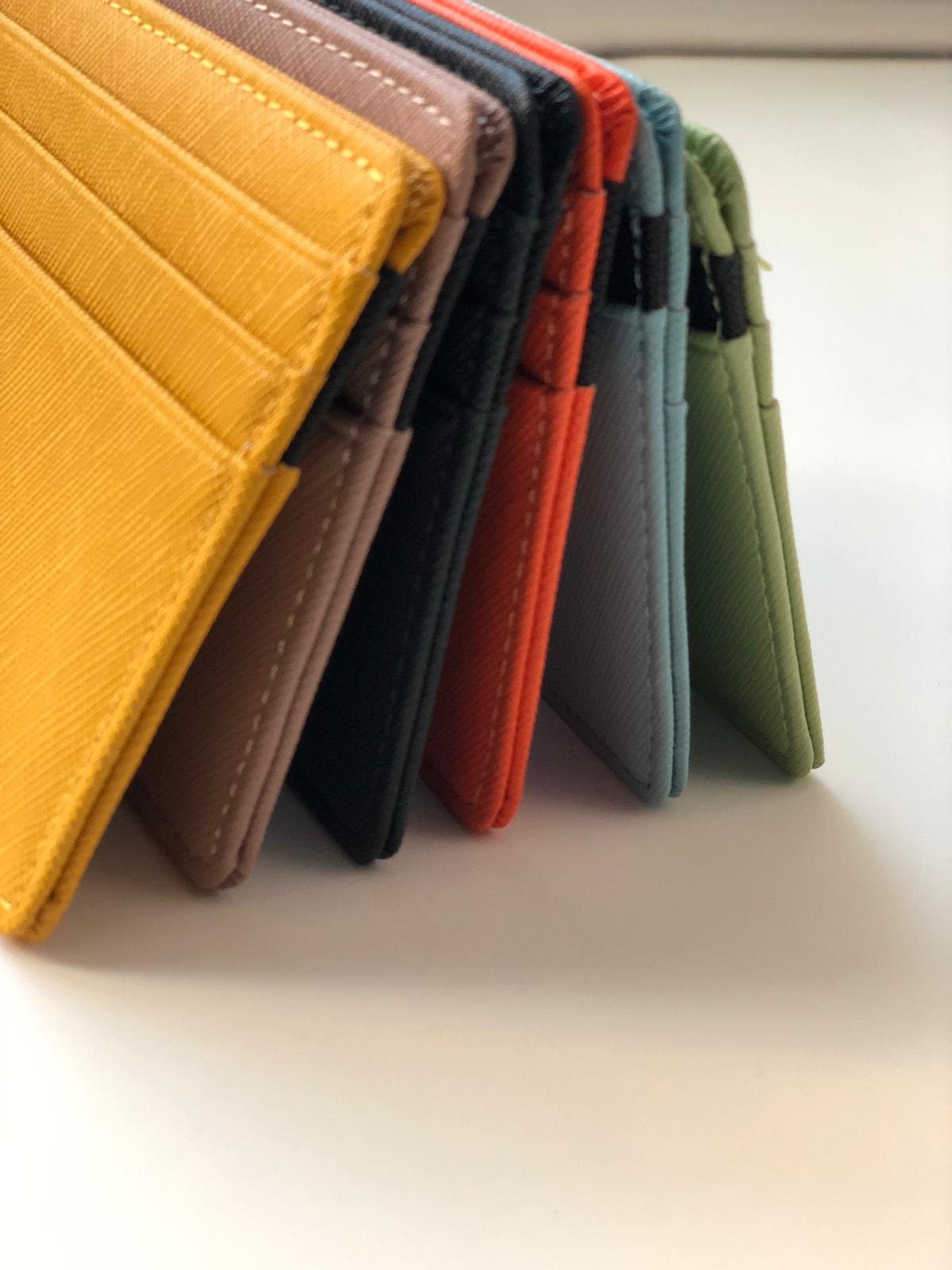 Slim RFID Card Holder Wallet - Etsy