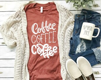 Coffee shirt | Etsy