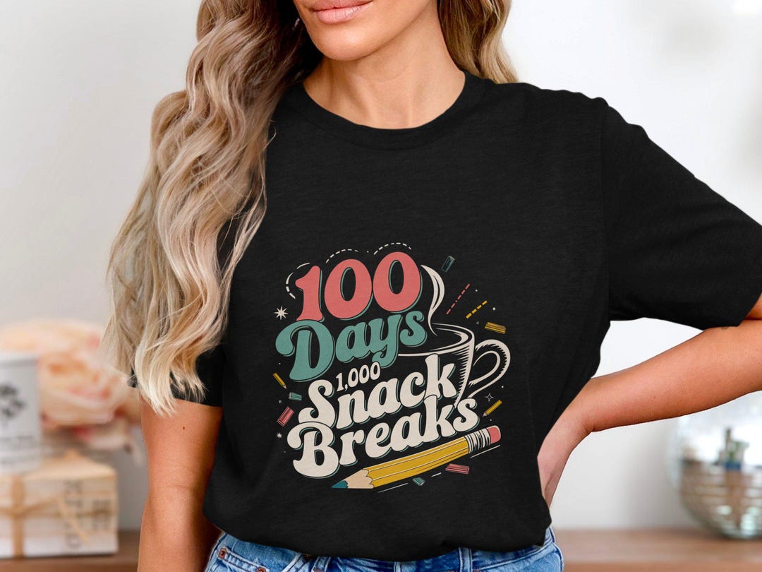 100 Days 1000 Snack Breaks PNG Clipart, Milestone School Days Digital ...