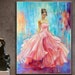 Large Abstract Woman Oil Painting Original Abstract Woman Canvas Wall ...