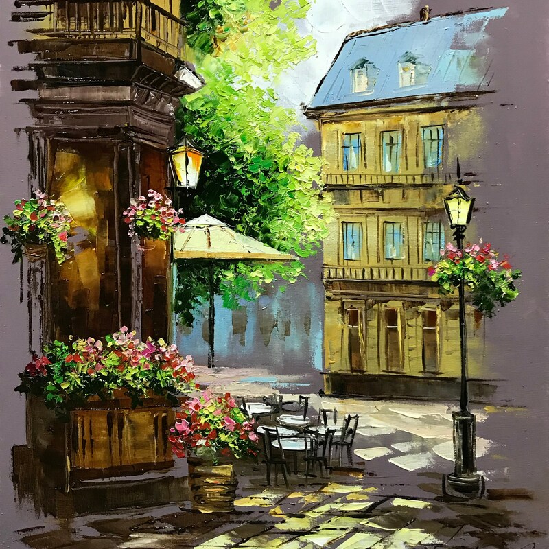 French City Painting - Etsy