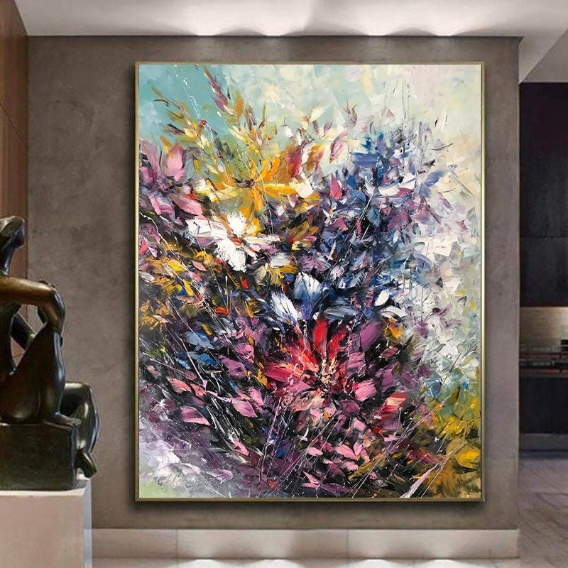 Modern Flower Art - Etsy