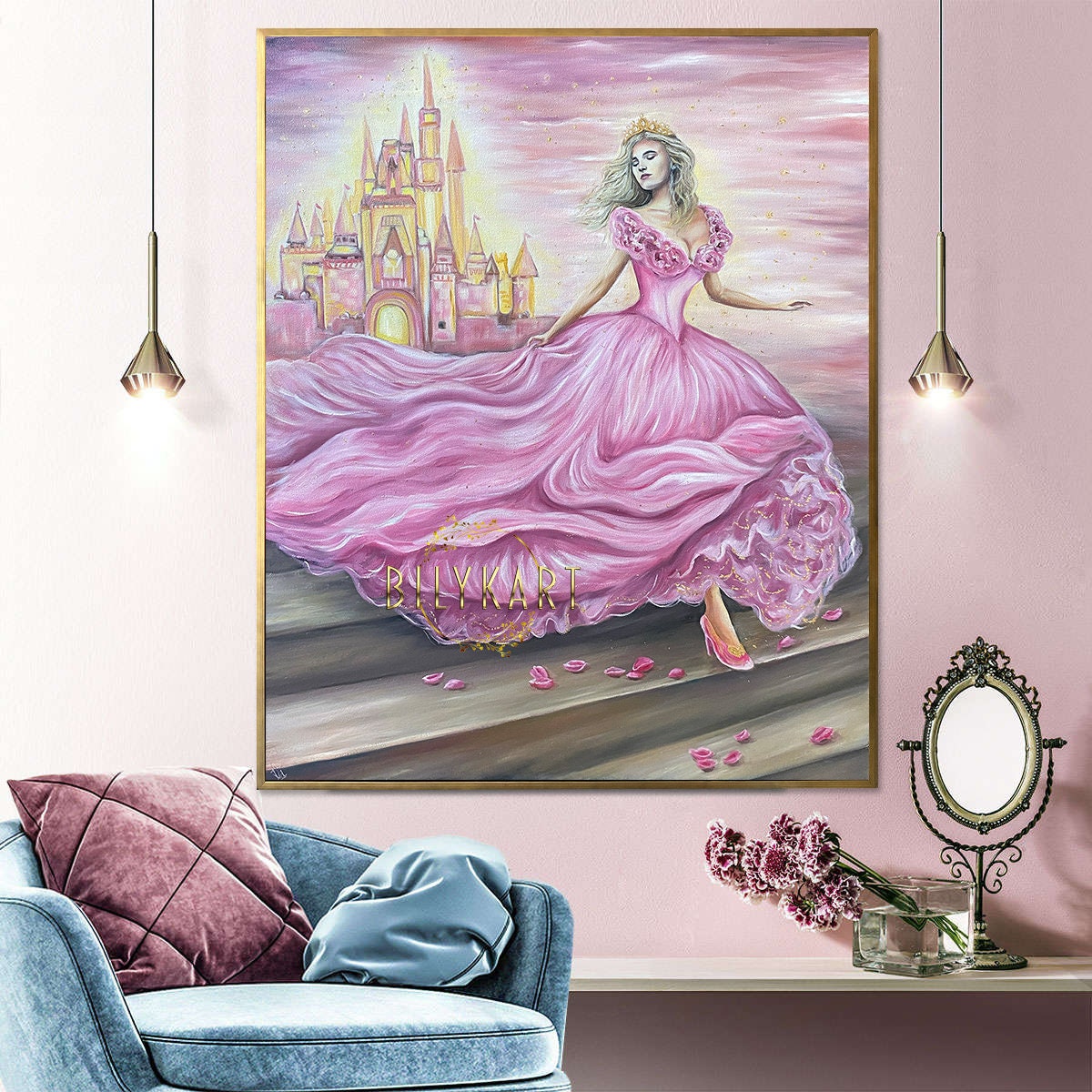 Cinderella Oil Painting