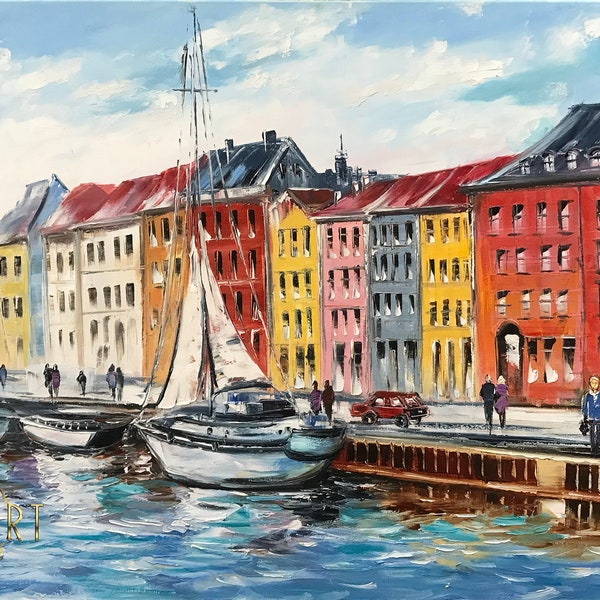 Copenhagen Painting - Etsy