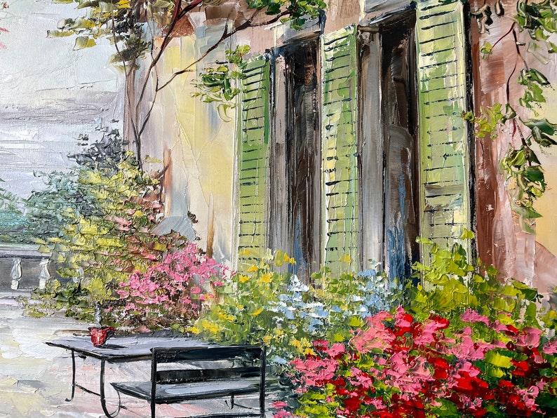 Italian Painting Original Tuscany Wall Art Colorful Artwork - Etsy