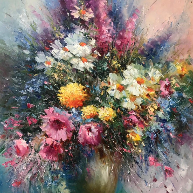 Flower Painting - Etsy