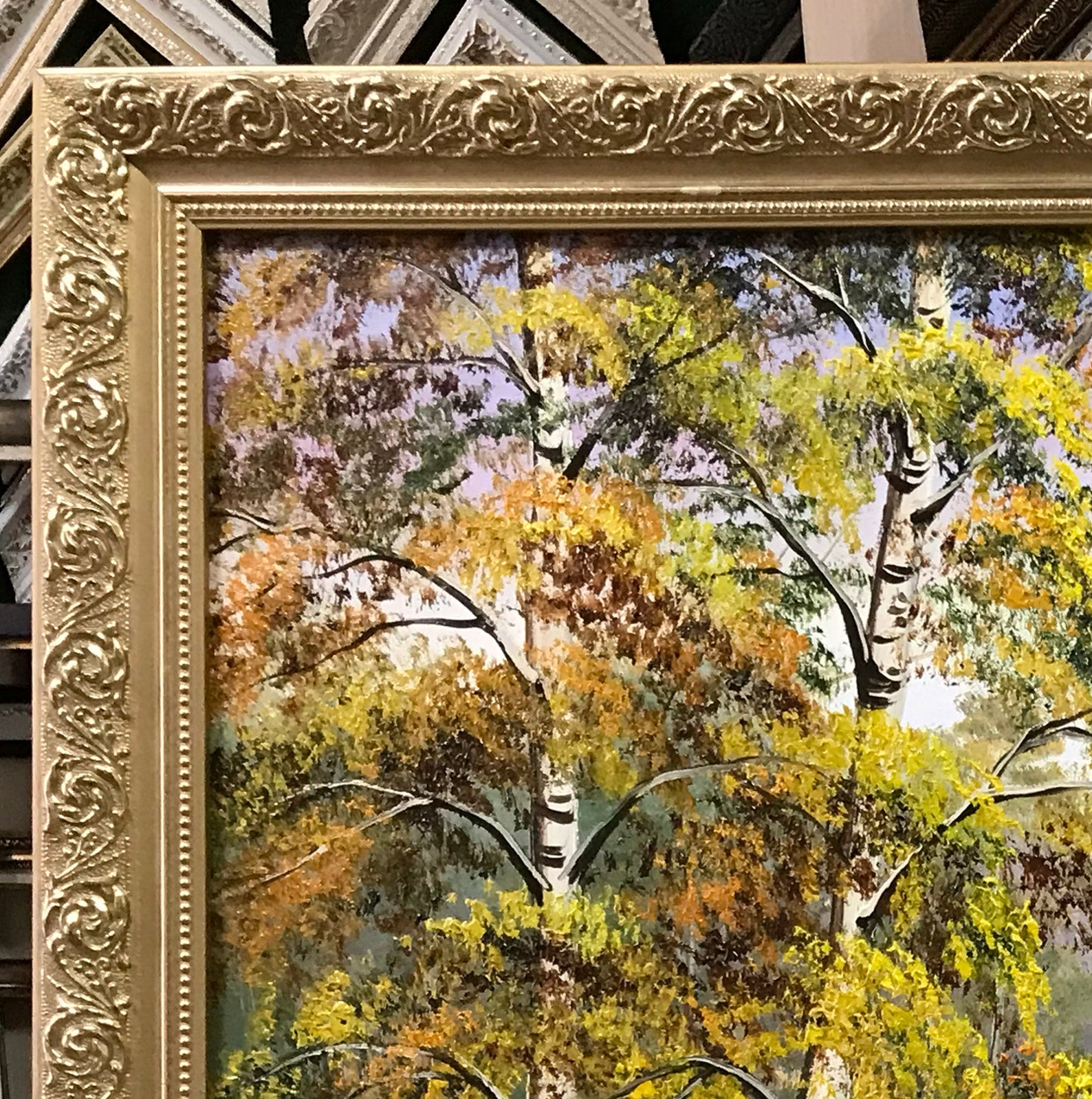 Ukrainian Landscape Painting Framed Ukraine Oil Painter | Etsy