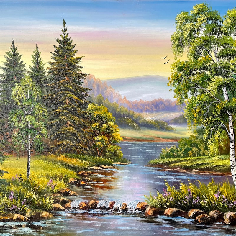 Nature Painting - Etsy