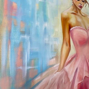 Large Abstract Woman Oil Painting Original Abstract Woman Canvas Wall ...