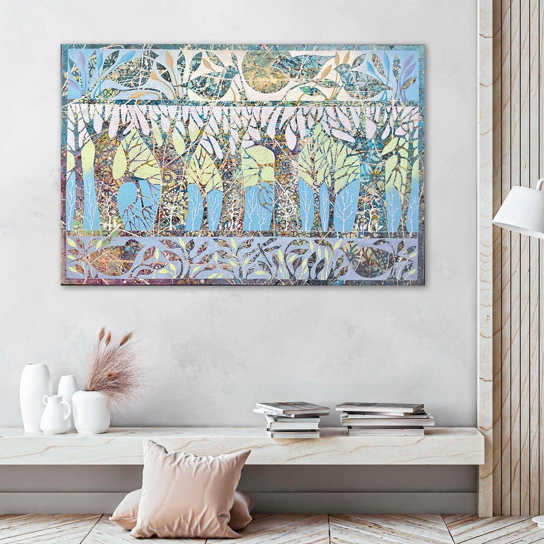Large Tree Painting Original Oak Tree Painting on Canvas - Etsy