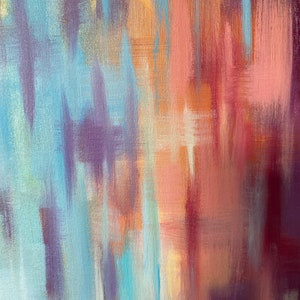 Large Abstract Woman Oil Painting Original Abstract Woman Canvas Wall ...