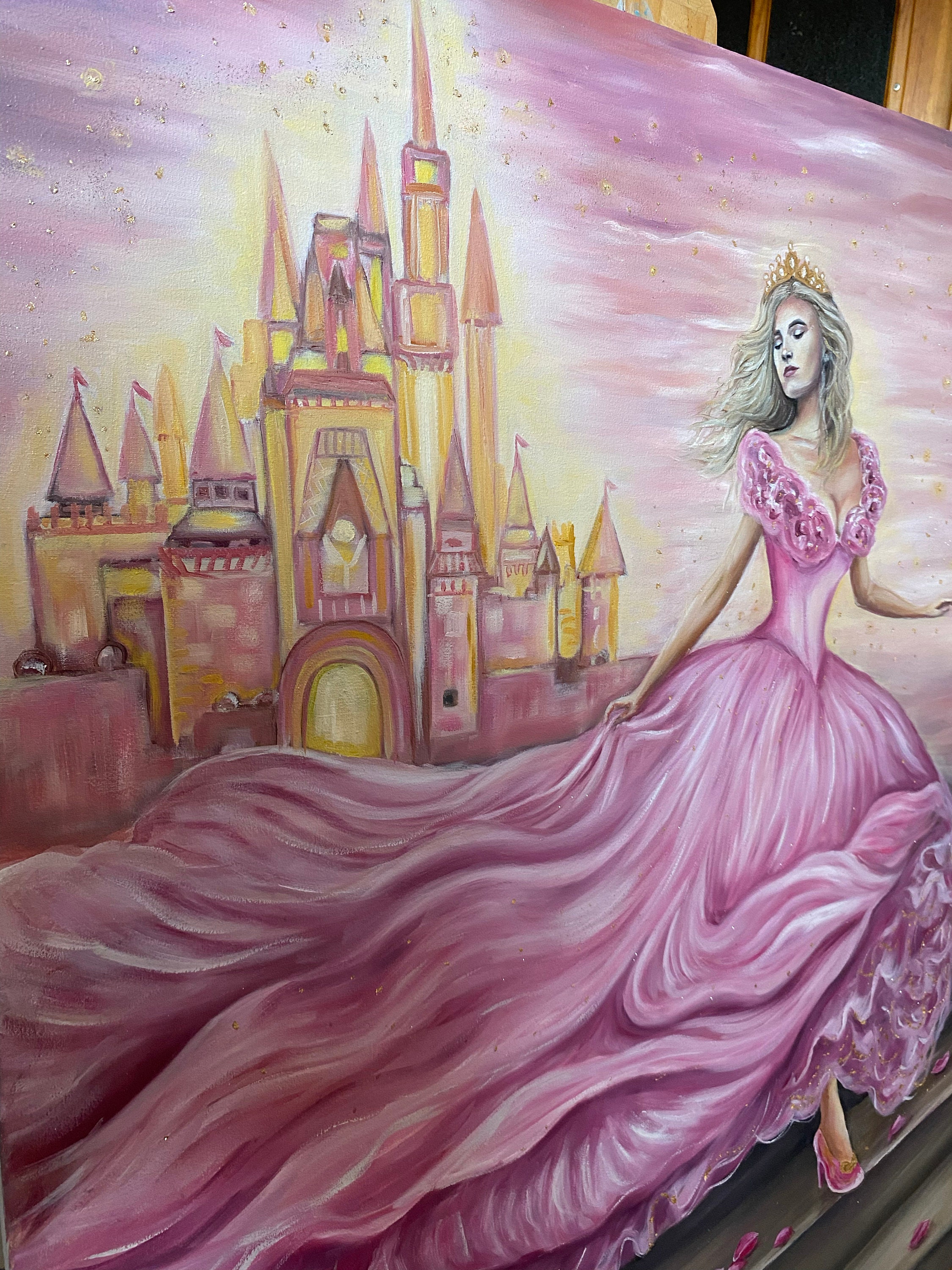Disney Princess Oil Paintings