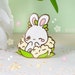 Cute Bunny Cauliflower Enamel Pin / Kawaii Rabbit Enamel Pin / Cafe ...