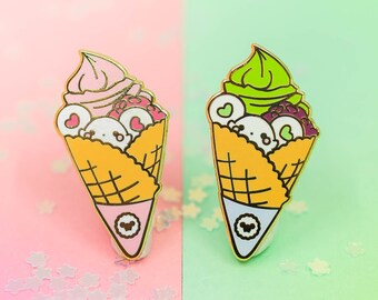 Cute Ice Cream Cone - Etsy