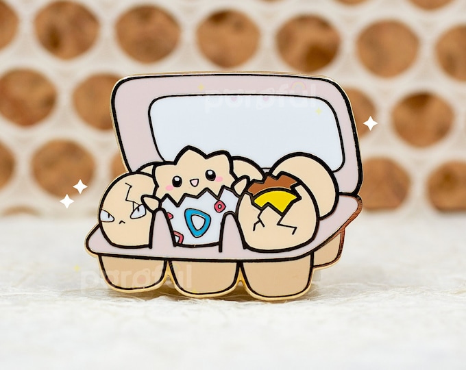 Togepi Egg Carton Enamel Pin / Kawaii Togepi Pokemon Pin / Exeggcute ... Togepi Egg Carton Enamel Pin / Kawaii Togepi Pokemon Pin / Exeggcute ...