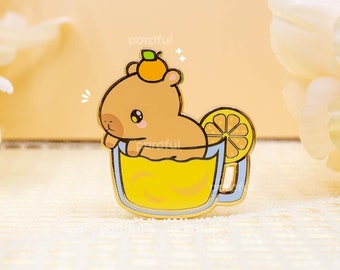 Capybara Enamel Pin - Etsy