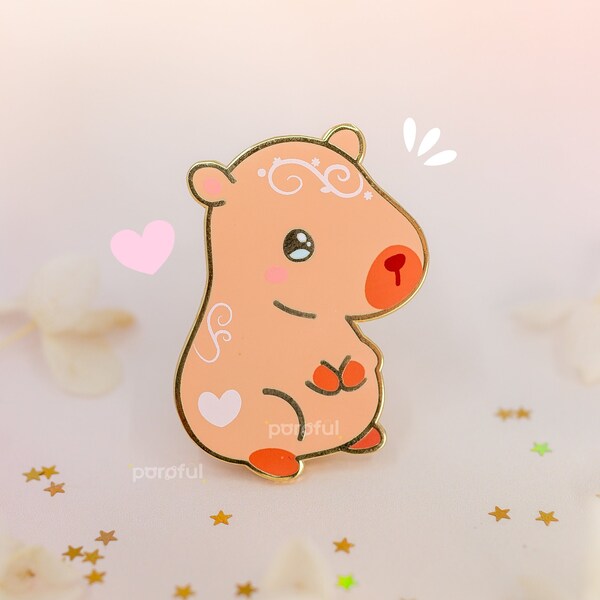 Capybara Pin - Etsy