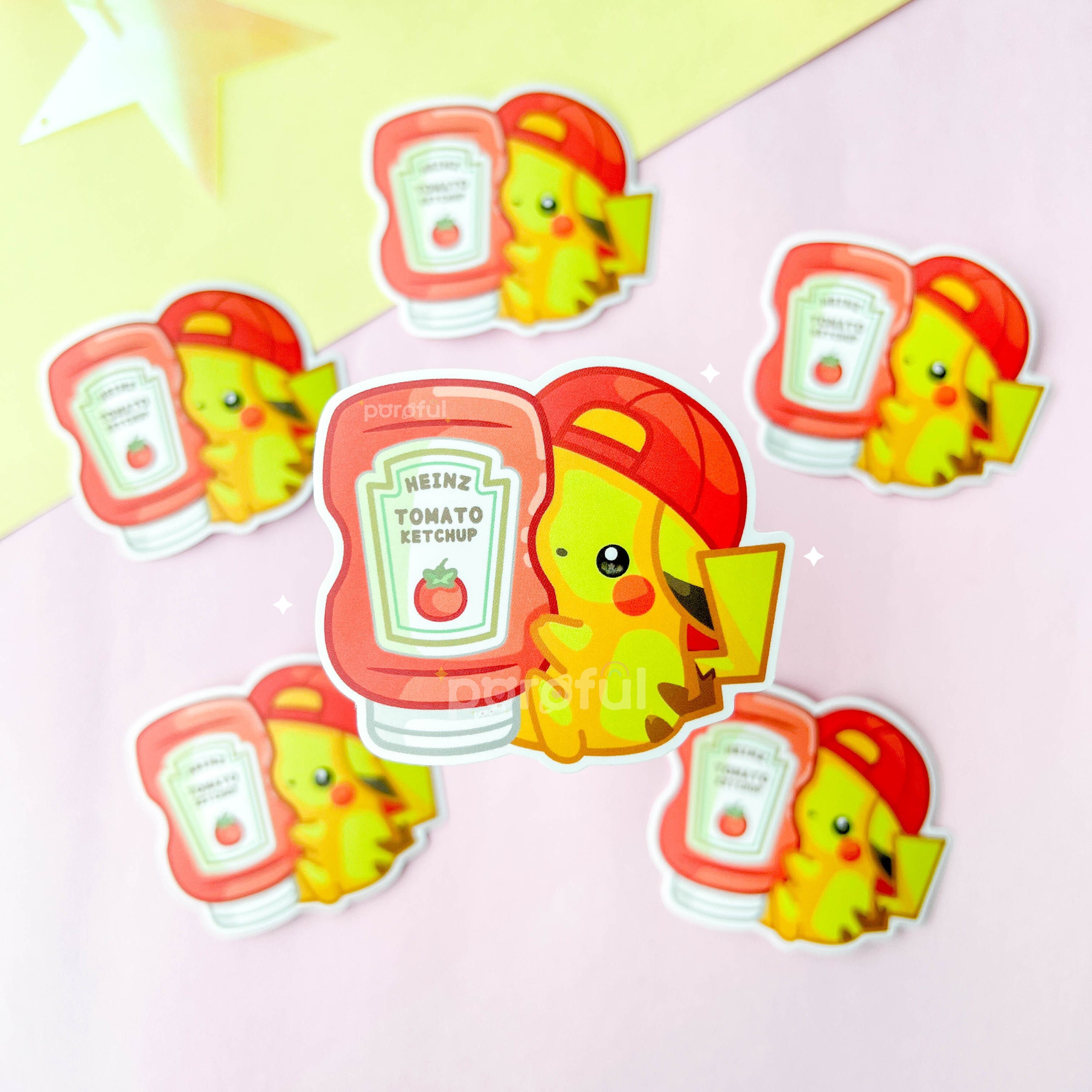 Pikachu Ketchup Chibi