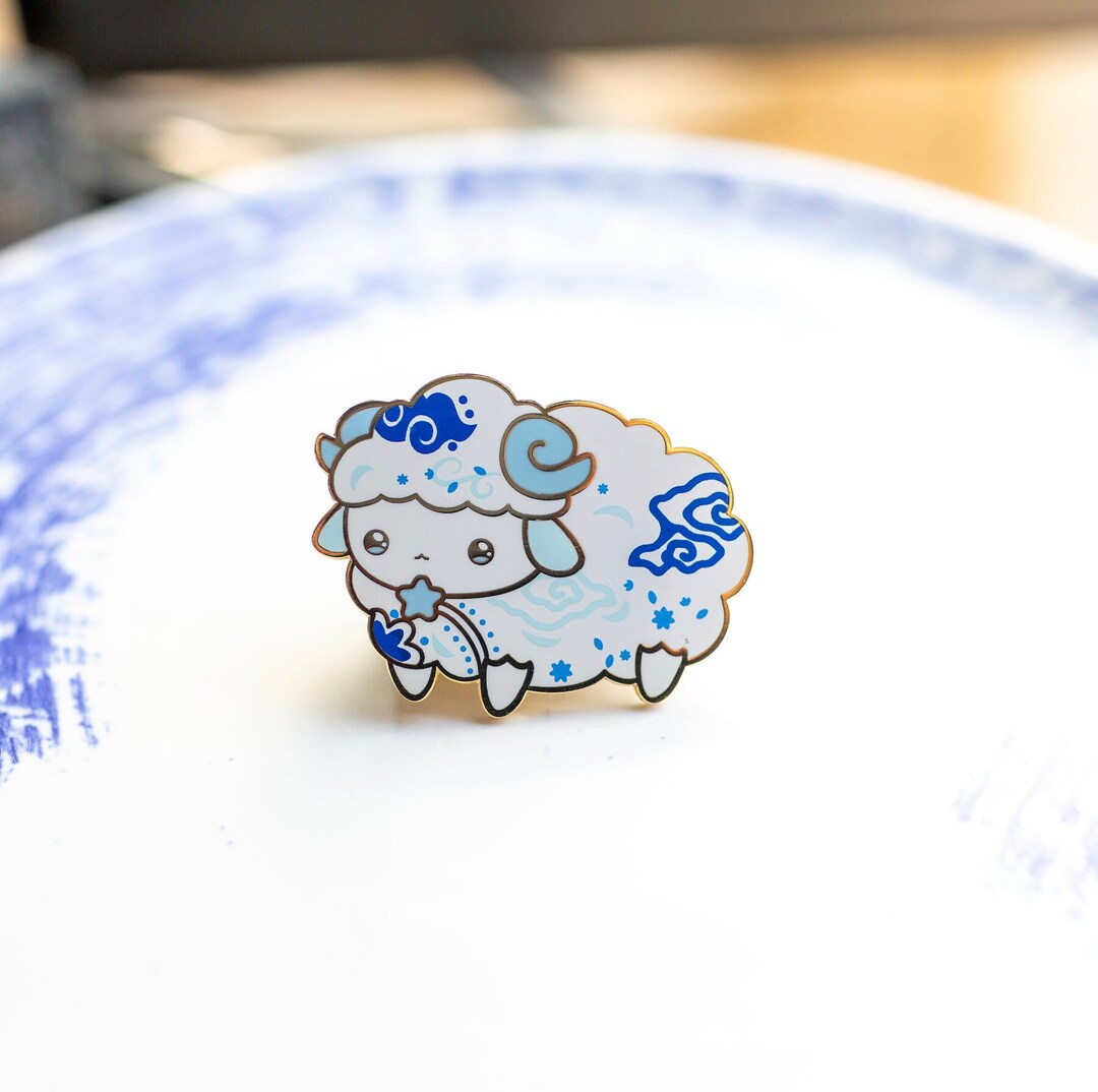 Chinese Zodiac Year of the Ram Pin / Year of the Goat Pin / Cute ...