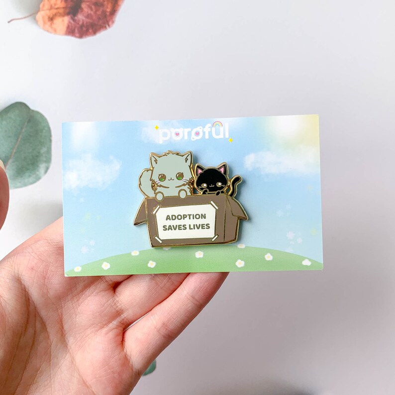 Adopt Don't Shop Pin / Cat Rescue Pin / Animal Rescue - Etsy
