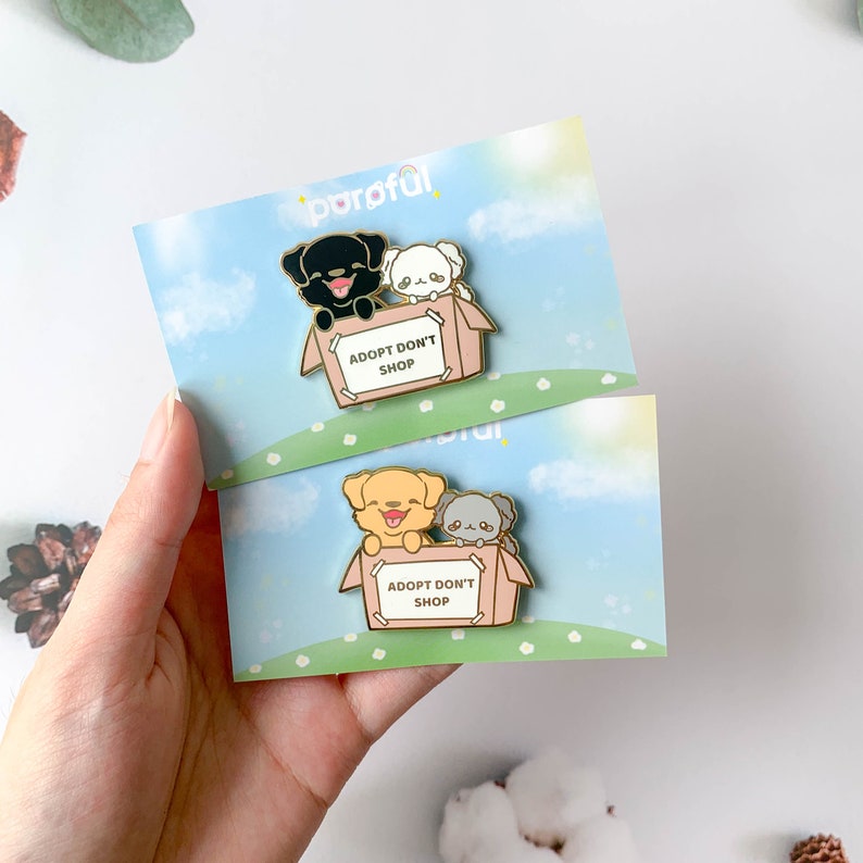 Adopt Don't Shop Pin / Cat Rescue Pin / Animal Rescue - Etsy