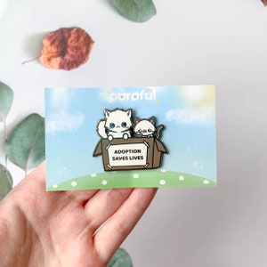 Adopt Don't Shop Pin / Cat Rescue Pin / Animal Rescue - Etsy