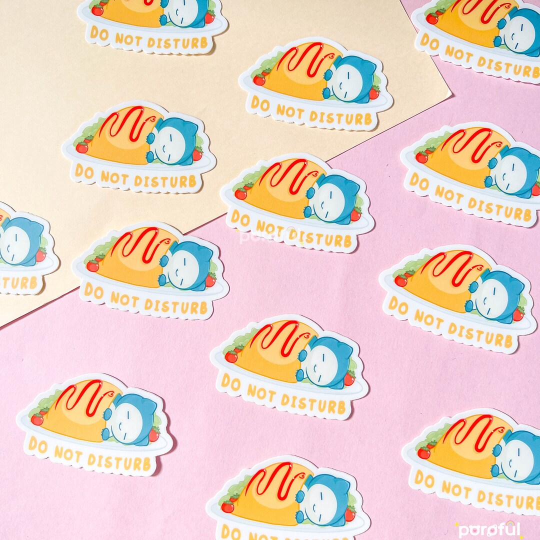 Cute Kawaii Snorlax Pokemon Sticker / Chubby Snorlax Peeker Sticker ...