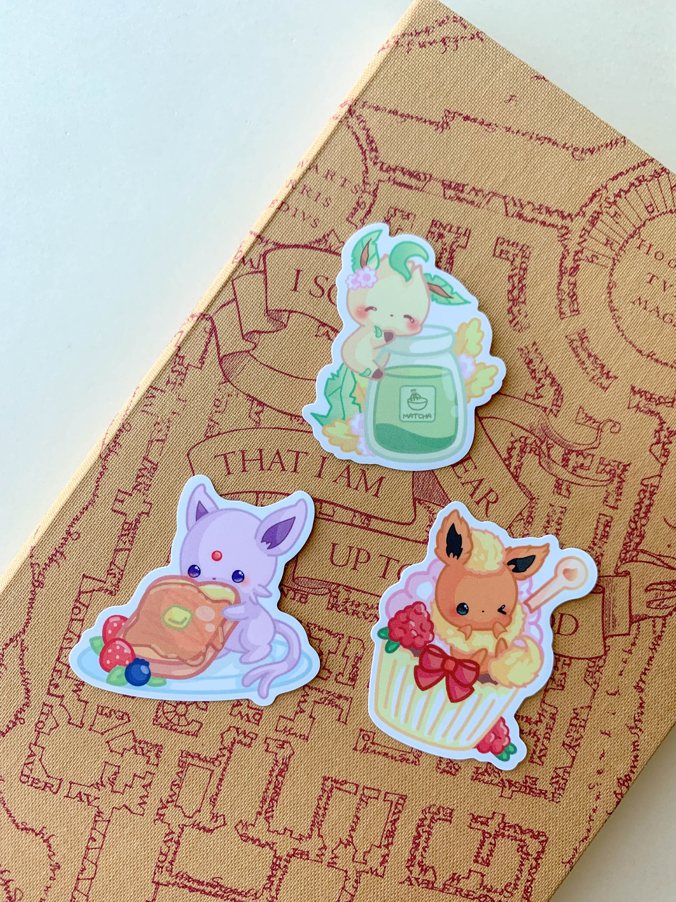 Kawaii Cute Pokemon Stickers / Cute Eevee Eeveelution Stickers - Etsy