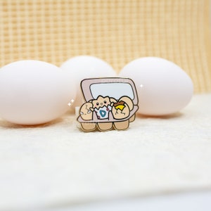 Togepi Egg Carton Enamel Pin / Kawaii Togepi Pokemon Pin / Exeggcute ...